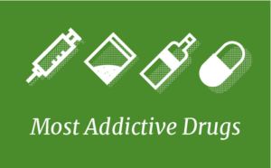 Most Addictive Drugs | Infographic | Ashley Addiction Treatment